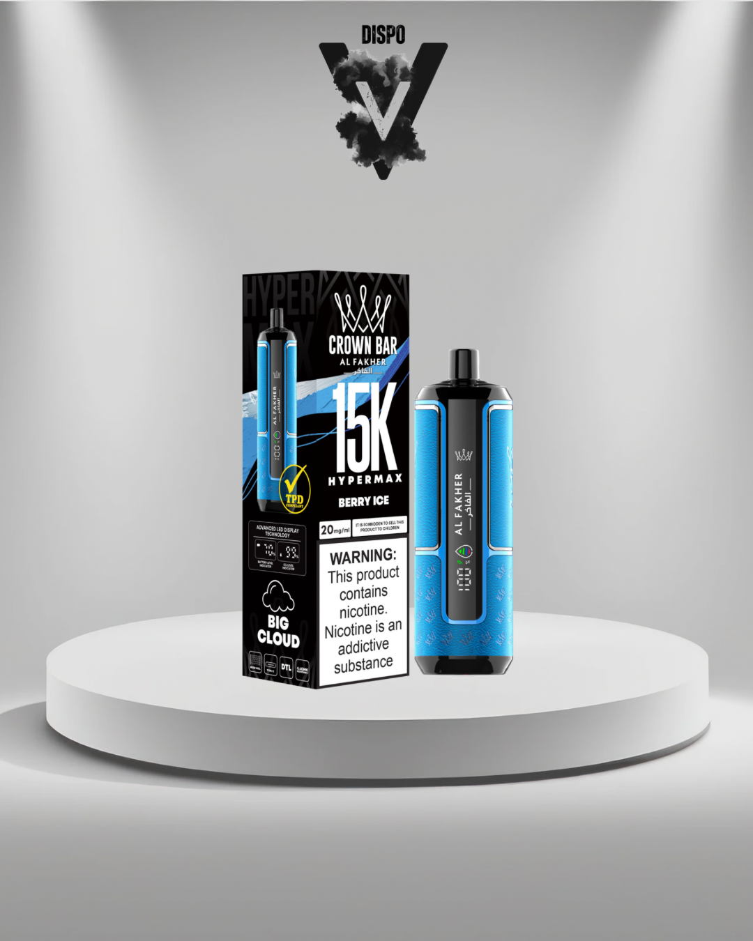 AlFakher 15K Hyper Max Berry Ice – DispoV